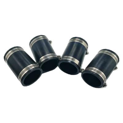 China ID 30 - 140 Mm Flexible Flexible Entry Boots PVC Pipe Connector Rubber Coupling for sale