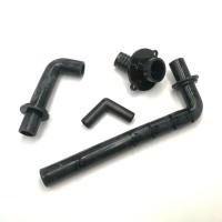 China Flexible EPDM Rubber Parts Heat Resistant  AC Drain Hose Connector Elbow Fitting for sale