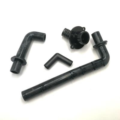China Flexible EPDM Rubber Parts Heat Resistant  AC Drain Hose Connector Elbow Fitting for sale