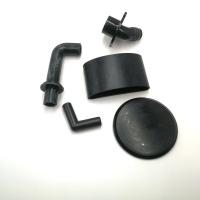 China Flexible EPDM Rubber Parts Heat Resistant  AC Drain Hose Connector Elbow Fitting for sale