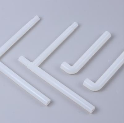 China Transparent Custom Silicone Hoses EPDM Ozone Resistant Silicone Elbow Tube for sale