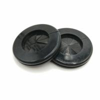 China Custom Grommet Hole Plug Synthetic Rubber Bushing Black Cable Wire Hose Snap for sale