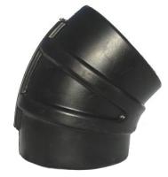 China 45 Degree Rubber Elbow Connectors | Flexible, Vibration Dampening & Weather Resistant Pipe Transition Fittings for sale