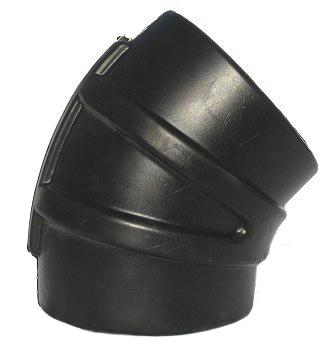 China 45 Degree Rubber Elbow Connectors | Flexible, Vibration Dampening & Weather Resistant Pipe Transition Fittings for sale