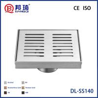 China DL-SS140 European Stainless Steel Floor Drain for sale