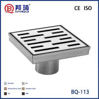 China BQ-113 American Stainless Steel Floor Drain for sale