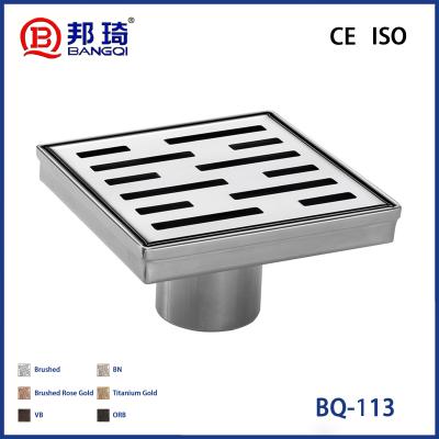 China BQ-113 American Stainless Steel Floor Drain for sale