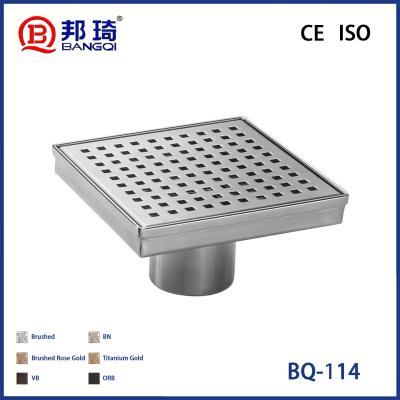 China BQ-114 American Stainless Steel Floor Drain for sale