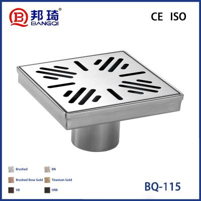 China BQ-115 American Stainless Steel Floor Drain for sale