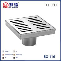 China BQ-116 American Stainless Steel Floor Drain for sale