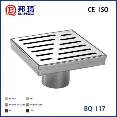 China BQ-117 American Stainless Steel Floor Drain for sale