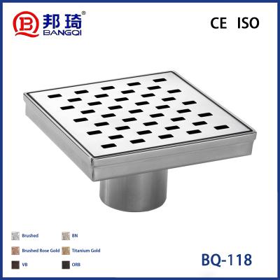 China BQ-118 American Stainless Steel Floor Drain for sale