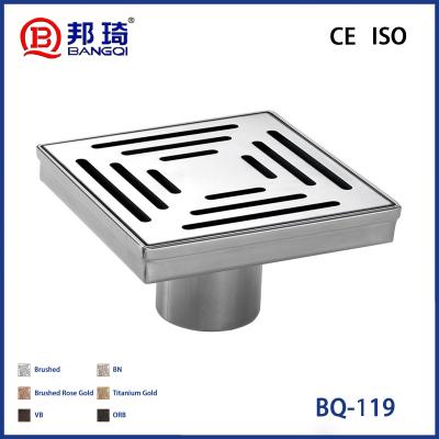China BQ-119 American Stainless Steel Floor Drain for sale