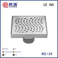 China BQ-124 American Stainless Steel Floor Drain for sale