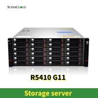 China Supercloud R5410 G11 36X3.5” 2X2.5” 2XNVME M.2 Used 36X16T HDD 1X1T SSD Storage 12 X 2.5-inch SATA/SAS SSDs Hot-plug Hot-swappable Fans for sale