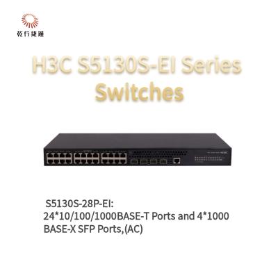 China H3C S5130S-28P-EI Series Enhanced Gigabit Access Switches，network data switch，smart network switch for sale