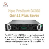 China HPE DL380 Gen11 Plus Proliant Rack Server with Xeon Processor 32/64GB Memory for sale