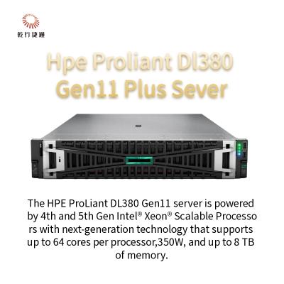 China HPE DL380 Gen11 Plus Proliant Rack Server with Xeon Processor 32/64GB Memory for sale