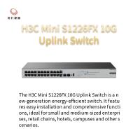 China H3C Mini S1226FX 10G Uplink Switch Energy-saving Green Switch for sale