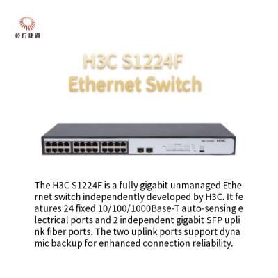 China H3C S1224F Full Gigabit Unmanaged Ethernet Switch  24 Fixed Auto-Negotiation Ethernet Ports for sale