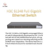 China H3C S1248 Full Gigabit Ethernet Switch 48 10/100/1000Mbps Auto-Negotiating RJ45 Ports for sale