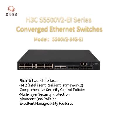 China H3C S5500V2-EI Series S5500V2-34S-EI  High-performance Converged Ethernet Switches for sale