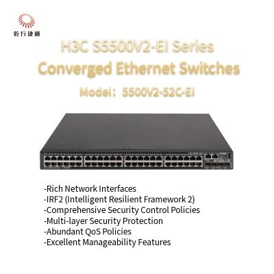 China H3C S5500V2-EI Series S5500V2-52C-EI  High-performance Converged Ethernet Switches for sale