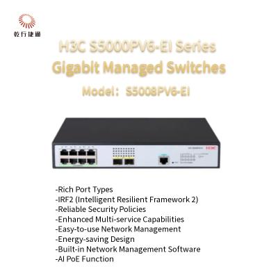 China H3C S5000PV6-EI Series  S5008PV6-EI    Gigabit Managed Switches for sale