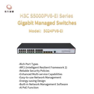 China H3C S5000PV6-EI Series S5024PV6-EI  Gigabit Managed Switches for sale