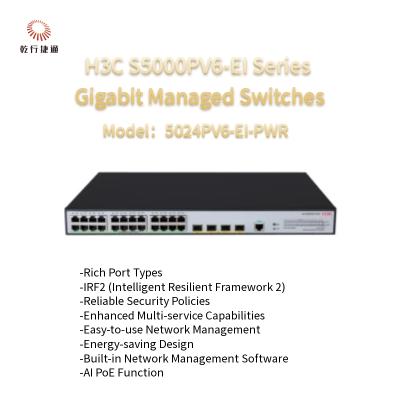 China H3C S5000PV6-EI Series S5024PV6-EI-PWR  Gigabit Managed Switches for sale