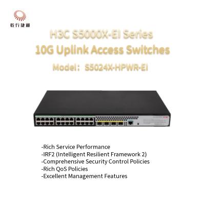 China H3C S5000X-EI Series  S5024X-HPWR-EI 10G Uplink Access Switches for sale