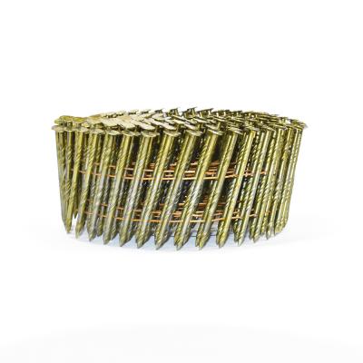 China 2.3*50 Flat Head Galvanized Coated Screw  Pallet Coil Nails for sale