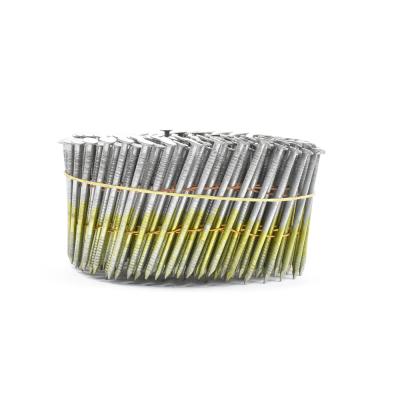 China 3'' Flat Head Pallet Coil Nails / Hot Dipped Galvanized Coil Nails for sale