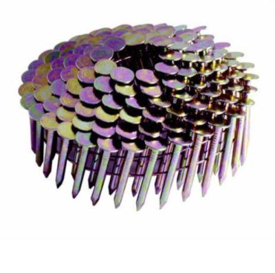 China Q195 Smooth EG Roofing Nails Diamond Point Electric Galvanized Finish for sale