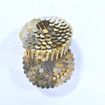 China Diamond Point Coil Roofing Nails 1-1/4