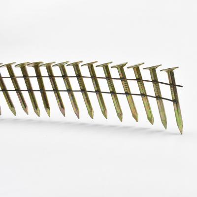 China 7/8'' Smooth Shank Electric Galvanized Steel Roofing Coil Nails for sale