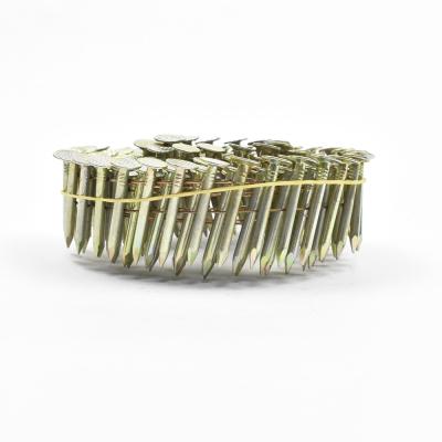 China EG Round Head Coil Roofing Nails With Diamond Point 1-1/2in. x .120 in. for sale