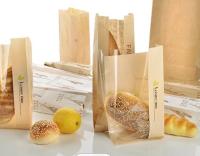 China Packaging Custom Printed Kraft Paper Plastic Bread Bag Recycle Screen Printing SGS for sale