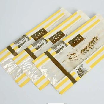 China Packaging Bread Paper  Plastic Bread  Bags Custom Storage Kraft Bakery Bags Iso for sale