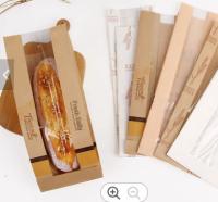 China Reusable Kraft Paper Plastic Bread Bags With Window Biodegradable Odm for sale