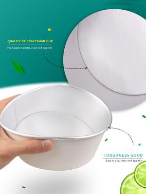 China OEM / ODM Kraft Paper Bowl 750ml Lightweight Customized With Printing for sale