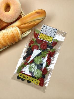 China Custom Perforated Bread Bag Breathable Food Packaging with Freshness Guarantee for sale