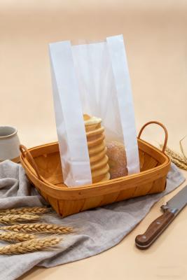 China Custom kraft paper  claer window SOS bag Bakery Bag Bread Bag Food Bag for sale