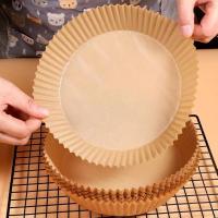 China Customized Airfryer Water-proof air Fryer Disposable Paper Liners square Parchment Food Baking Reusable No Stick Liner Bowl Plates for sale