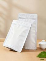 China Customizable White Matte Stand-up Pouches For Food Packaging for sale