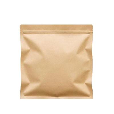 China Wholesale Custom Flat-bottom Kraft Bag | Self-sealing Aluminum-plated (MOQ 50000, FDA Approved for sale