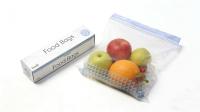 China PE Food Grade Biodegradable Double Zip Lock Custom Printed Large Plastic Ziplock For Fruits and VegetablesStorage Waterproof for sale