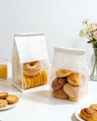 China Recycle Plastic Transparent Bread Baguette Bag with Customized Strap for sale