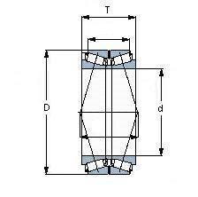 China 460KBE030 Double Row Tapered Roller Bearing 460x680x204 mm Steel Pressed Cage for sale