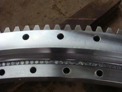 China RKS.21 1091 Four Point Contact Ball Slewing Bearing 984x1198x56mm Single Row for sale